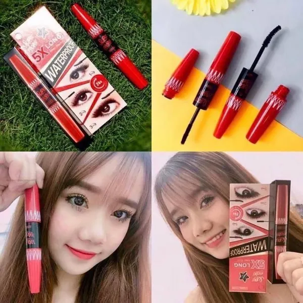 Sivanna Colors Mascara Super Model 5X Long Deep Black Waterproof ...