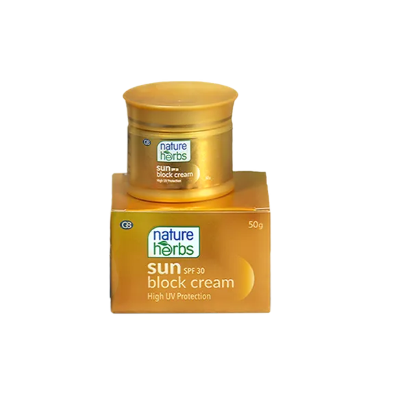 Nature Herbs SPF-30 Sun Block Cream-50gm | SY Bazzar