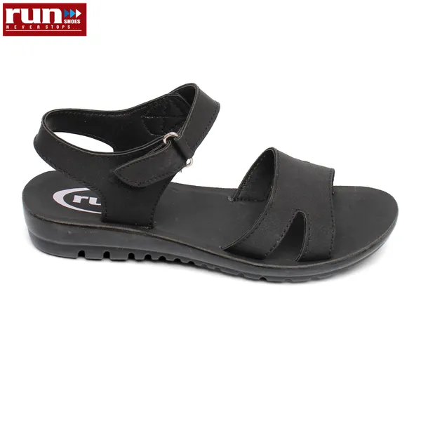 Run Shoes Extra Comfort Black Sandals For Women (012) | SY Bazzar