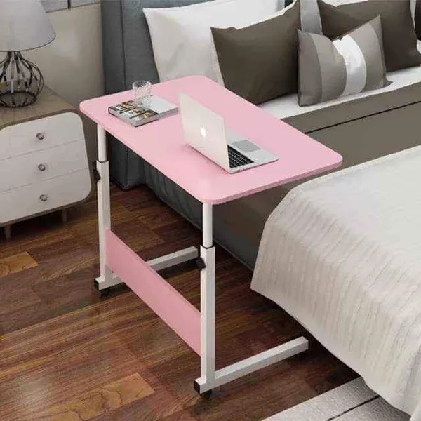 Height Adjustable Sofa Side Table With Wheels | SY Bazzar