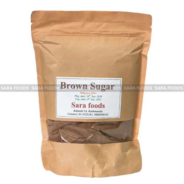 Sara Foods Brown Sugar - 500gm | SY Bazzar
