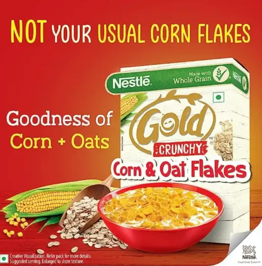 Nestle Gold Crunchy Corn & Oat Flakes 475 GM | SY Bazzar