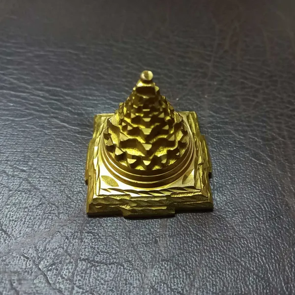 Sumeru Shree Yantra - Brass Shri Meru Chakra Metal Made | SY Bazzar