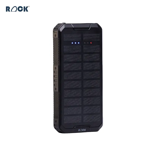 Rock 20000mAh Powerbank ll Solar Powerbank ll Fast Charging PD and QC ...