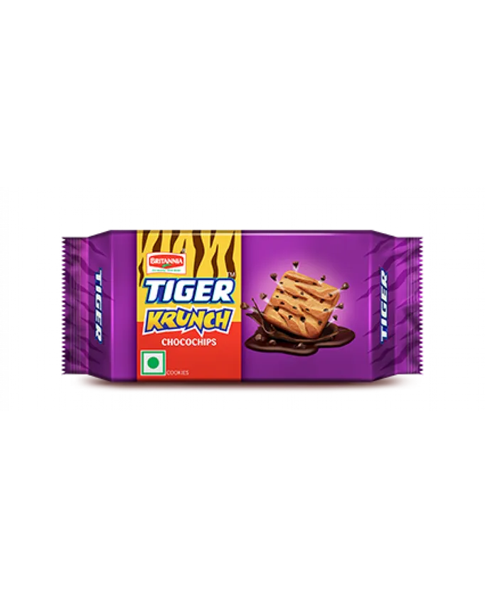 Britannia Tiger Krunch Chocochips Cookie (Available for inside valley ...