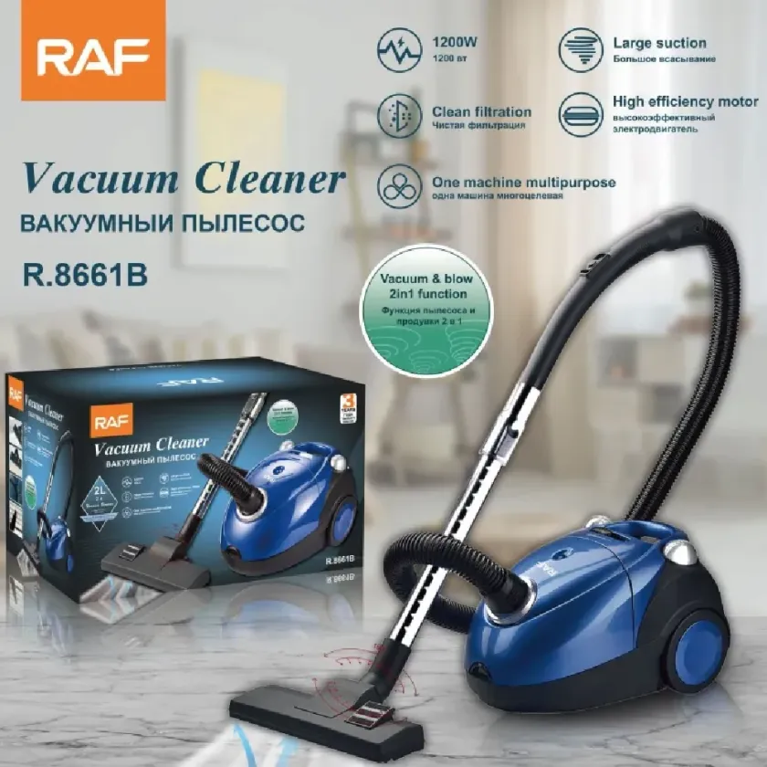 RAF Vacuum Cleaner 1200 Watt-1 Year Warranty | SY Bazzar