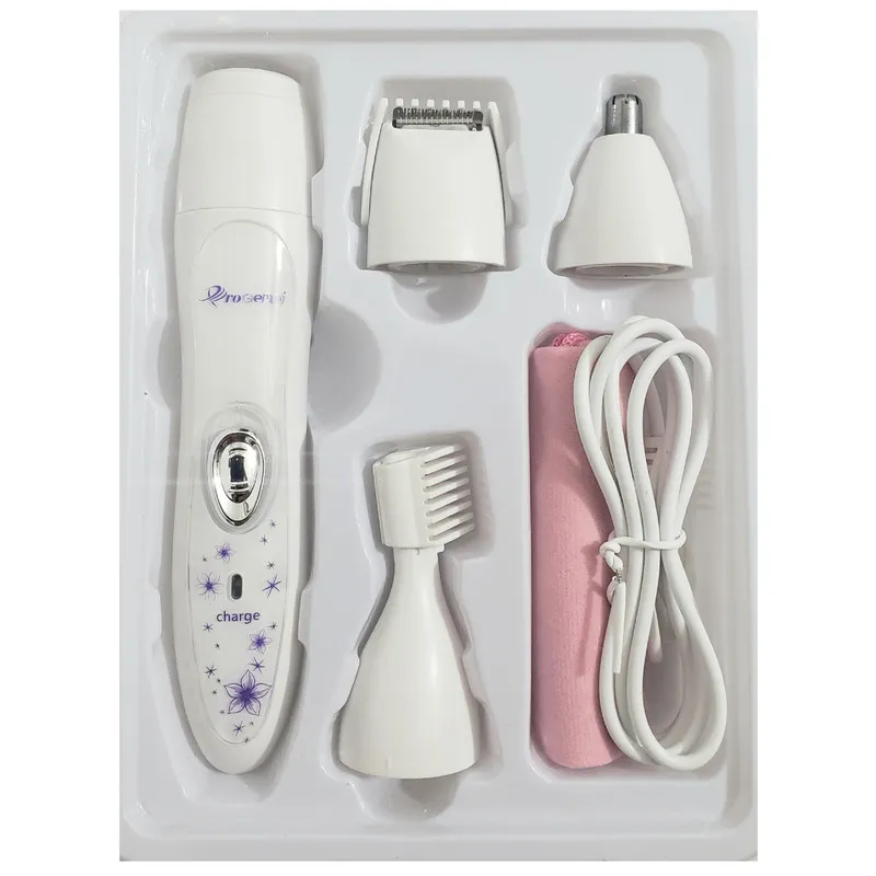 4 in 1 ProGemei Lady Shaver And Trimmer Set GM-3078 Trimmer | SY Bazzar