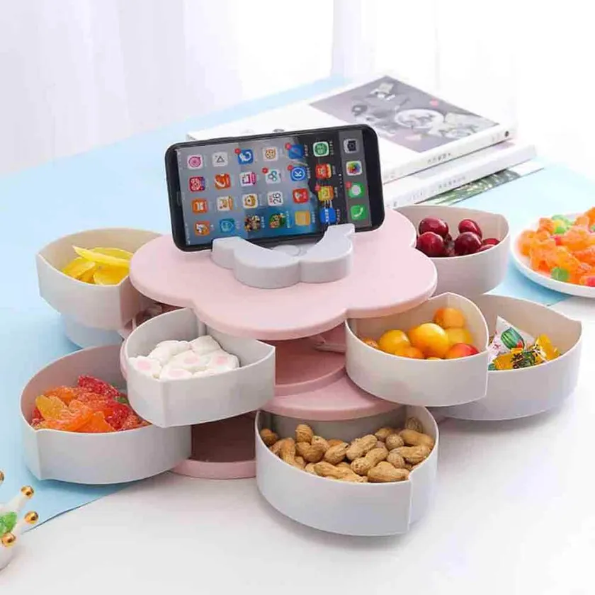 Adjustable Lotus Shaped Bloom Snack Box Lotus with Multiple Layers | SY ...